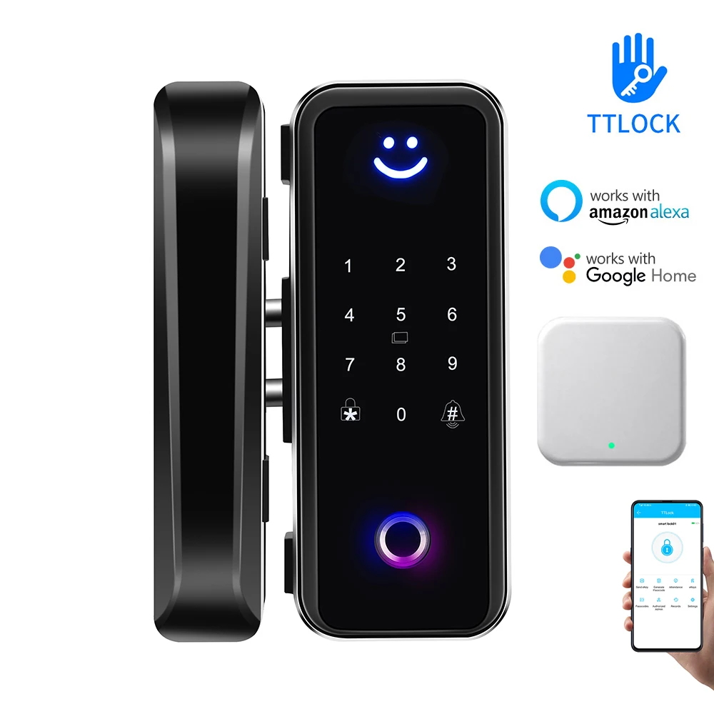 Ttlock App Wifi Remote Control Smart Keyless Fingerprint Door Lock For ...