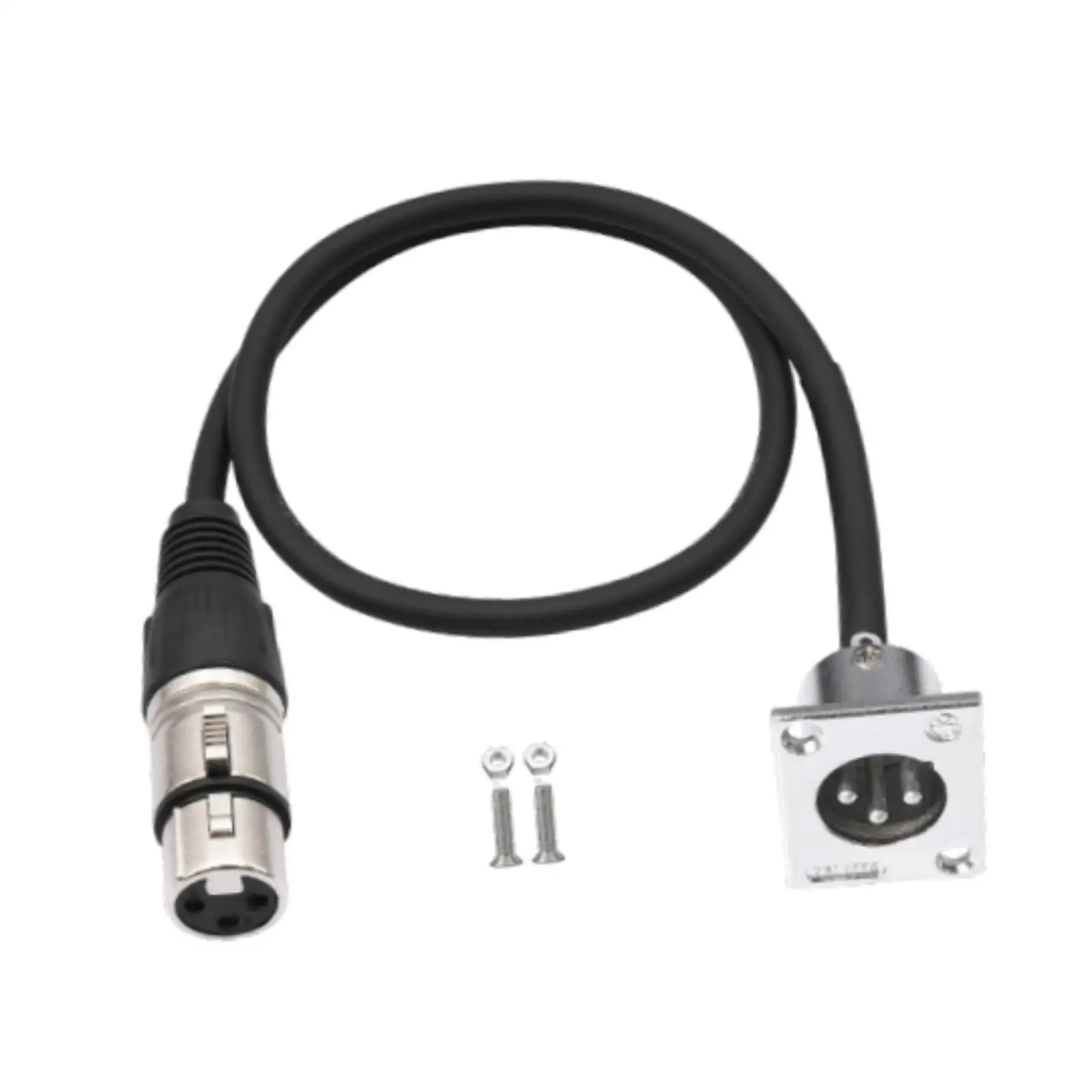 XLR Male to XLR Female Adapter Extension Cables Professional Easy to ...
