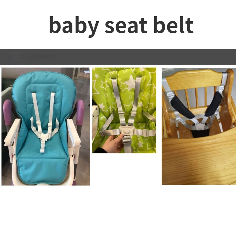 Baby-Safety-Belt-5-Point-Harness-Dining-Feeding-Chair-Belts-Baby ...