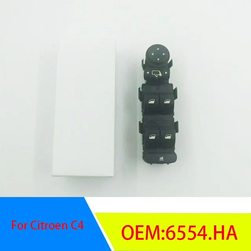 6554-HA-Electric-Power-Window-Master-Lifter-Control-Switch-Pu-Button ...