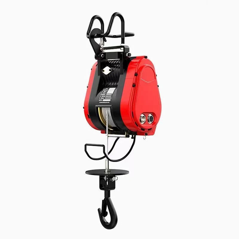 160KG-30M-Double-Hole-Electric-Hoist-220V-Suspension-Portable-Household ...