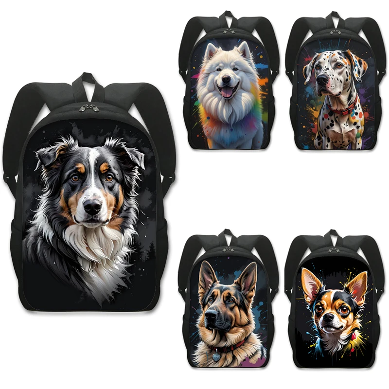 Border-Collie-Chihuahua-German-Shepherds-Dalmatians-Dog-Backpack-women ...