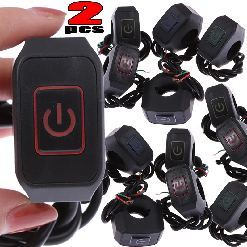 Headlight-Horn-Control-Button-Motorcycle-Handlebar-Switch-22mm ...