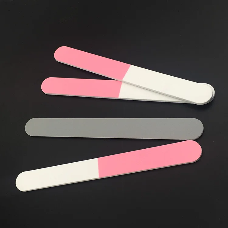 20 pcs/lot 3 way pink nail polishing file nail buffer file manicure ...