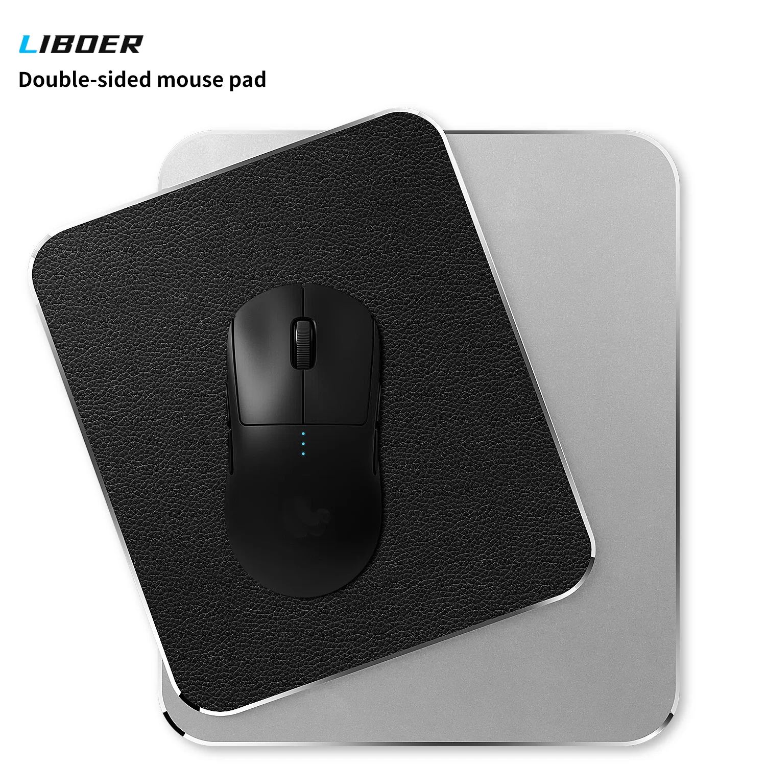 Aluminum Mouse Pad Thin Waterproof Metal Soft Smooth Dual-side Mouse ...