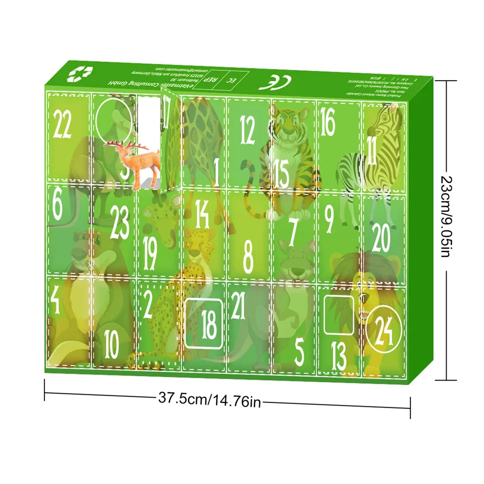 Needoh Advent Calendar 3D Printed Advent Calendar With 24 Mini Toys And ...