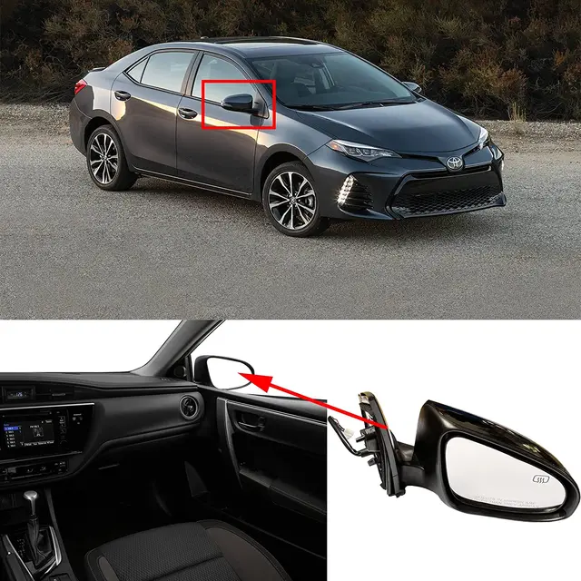 TO1320295/TO1321295 Driver/Passenger Side Exterior Mirror Car Power ...