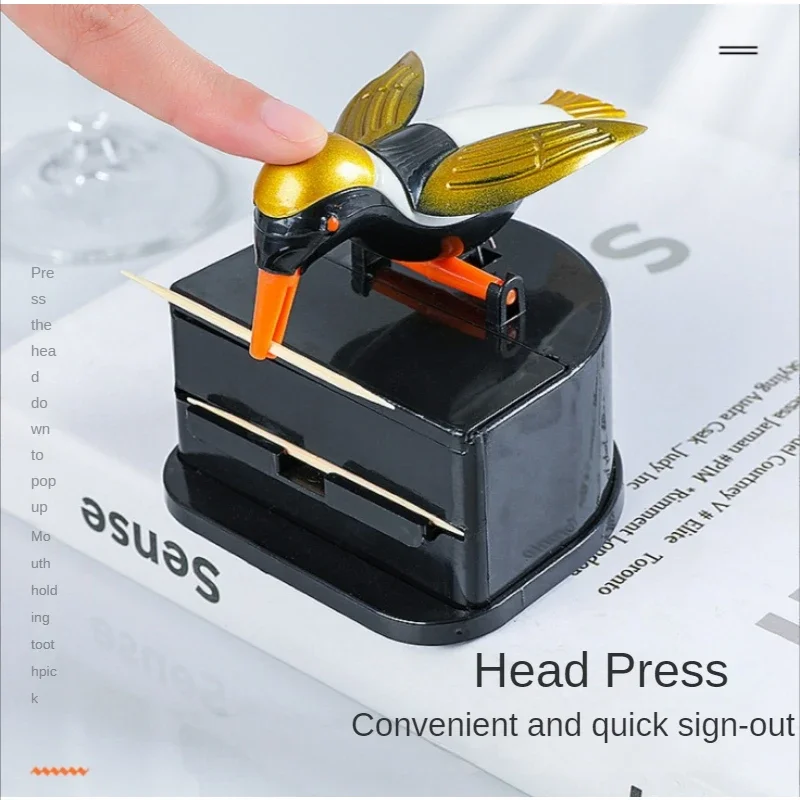 Cute-Little-Bird-Toothpick-Container-Automatic-Toothpick-Dispenser ...