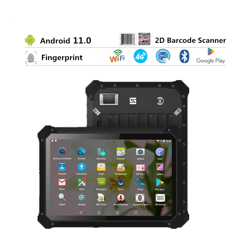 Rugged-Tablet-Android-11-4G-Wifi-Bluetooth-RFID-2D-Barcode-Scanner ...