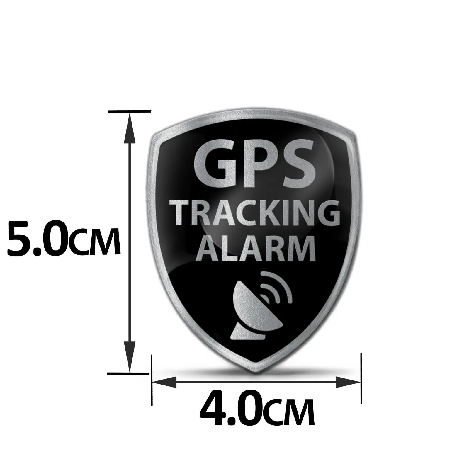 3D-Dome-Sticker-Aufkleber-GPS-Tracking-Badge-Schwarz-Motorrad-Helm-Auto ...