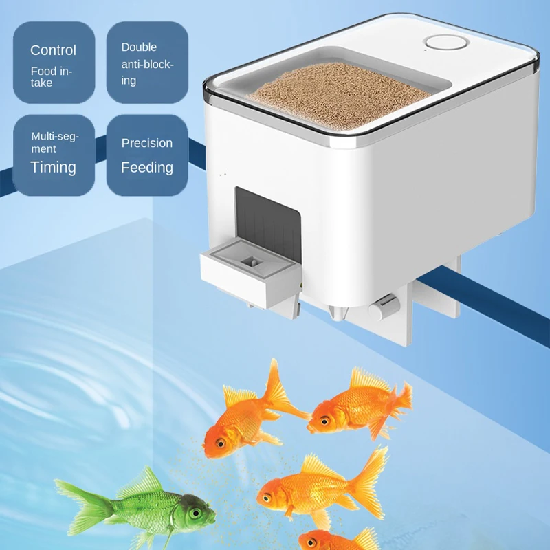 Fish Tank Automatic Feeder WIFI Mobile Phone Control Remote Automatic ...