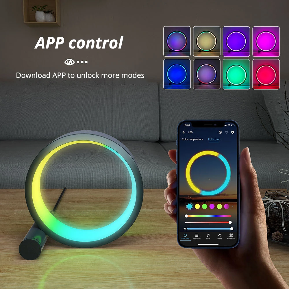 Lampara Led RGB Inteligente con Bluetooth – Casa Trendy