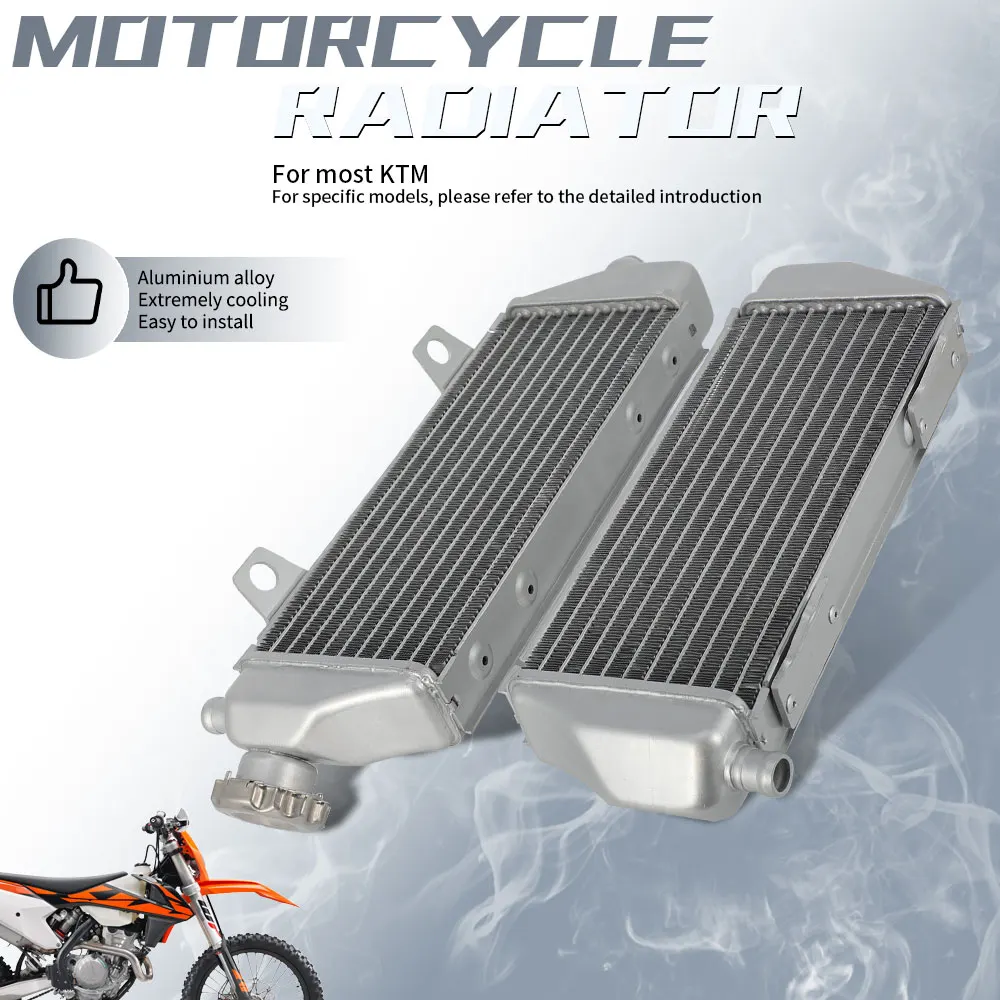 Motorcycle Engine Radiator Water Tank Cooling Cooler Parts For KTM SX ...