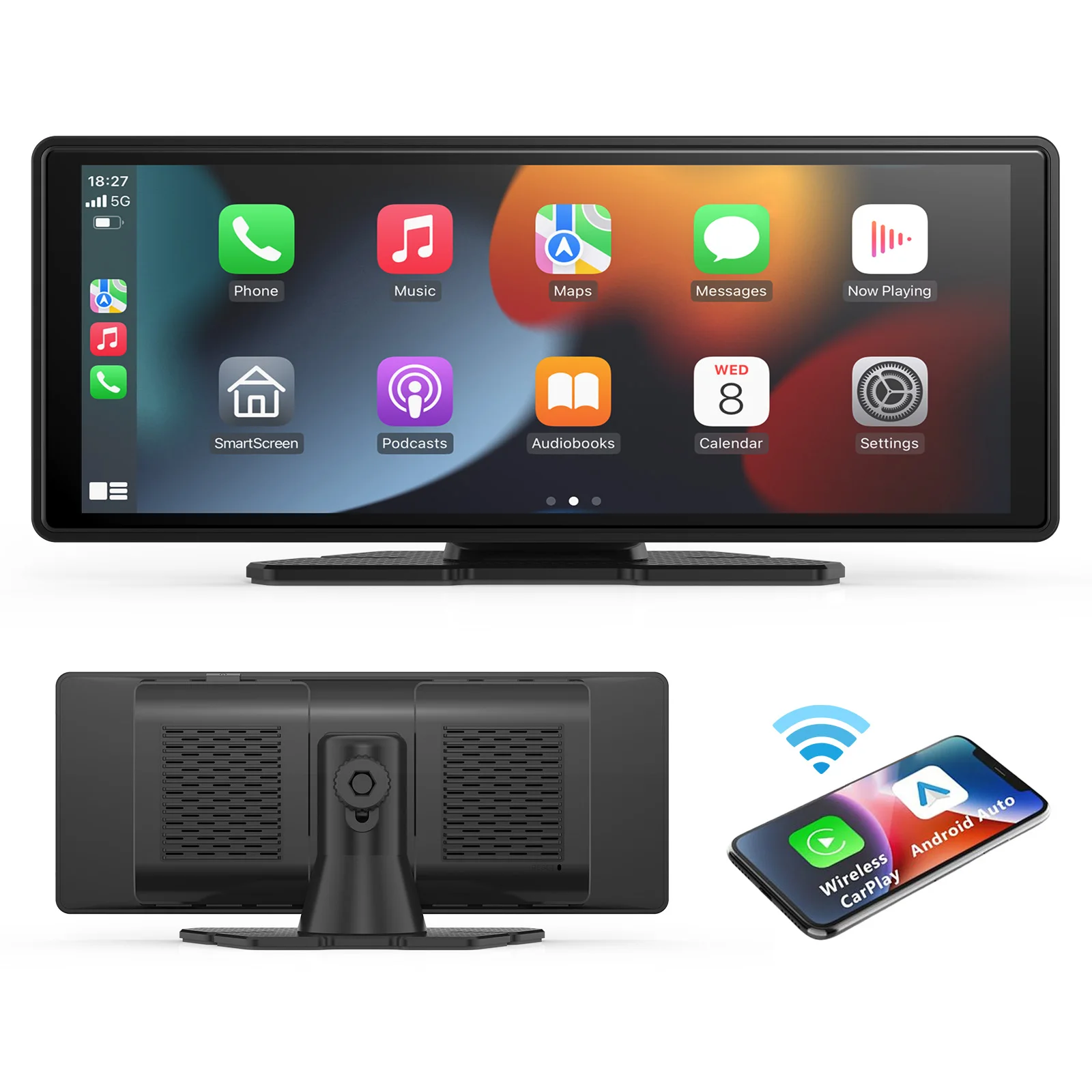 Universal Portable Carplay for Car Screen, Wireless Carplay Screen ...