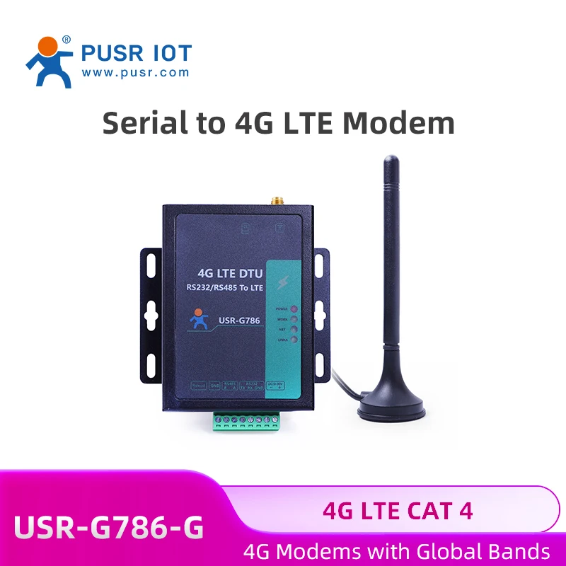 PUSR módem Industrial de frecuencia Global, M2m, Rs485, 4g, Lte, Gsm, Serial USR G786 G ...
