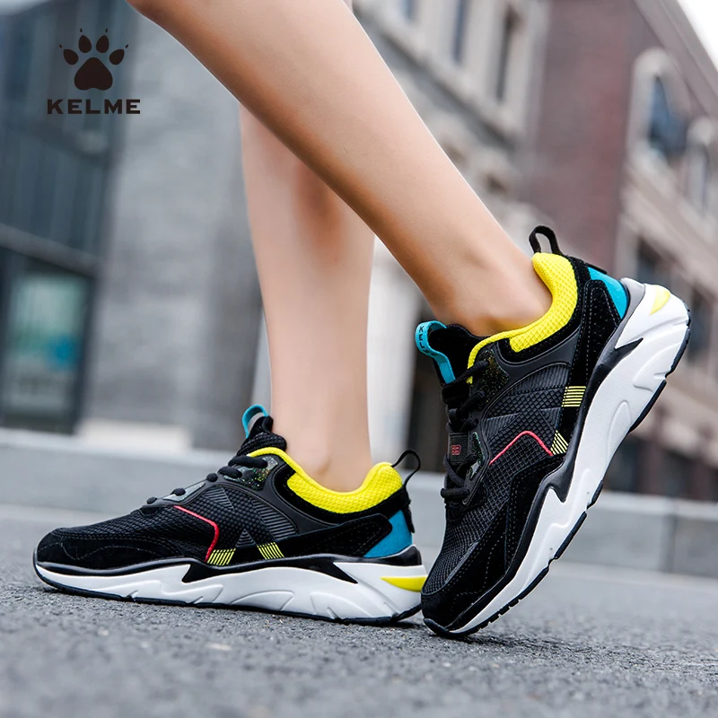 KELME-Casual-Sports-Shoes-Men-And-Women-Breathable-Fashion-Retro-Color ...