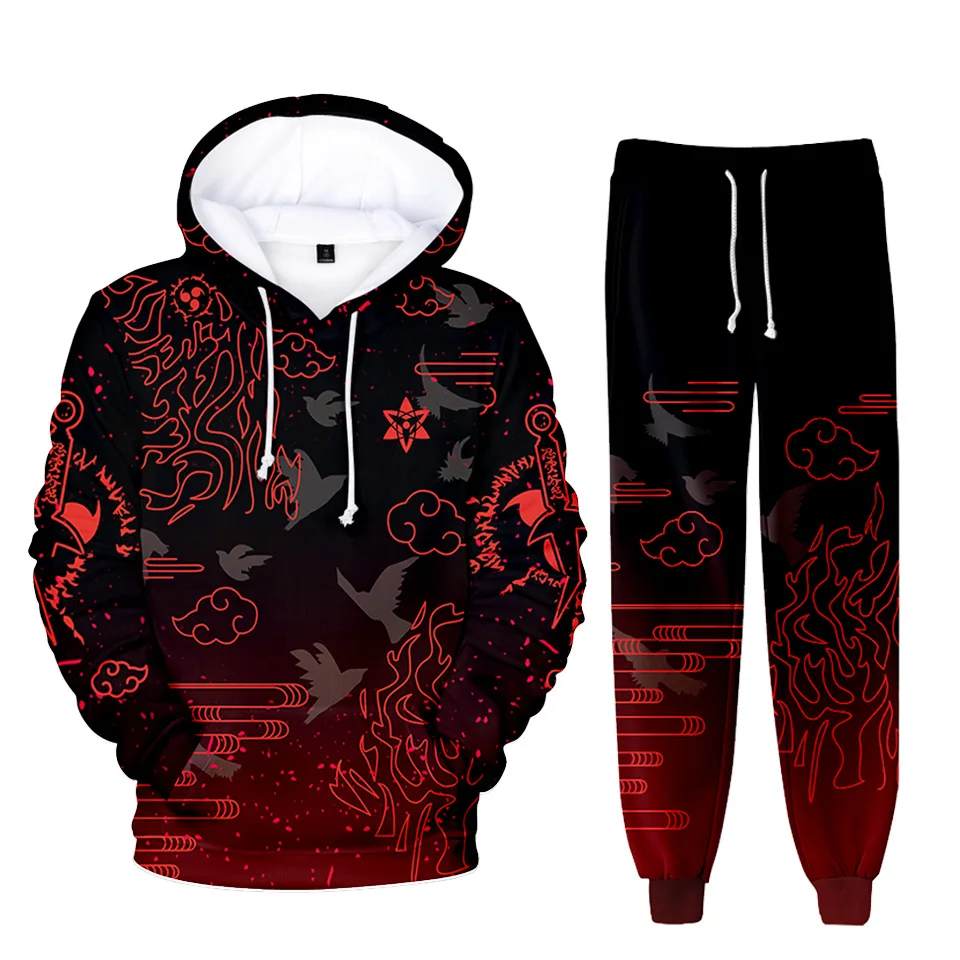 Akatsuki Costumes Set Kids Boys Spring Autumn Color Print Hoodie and ...