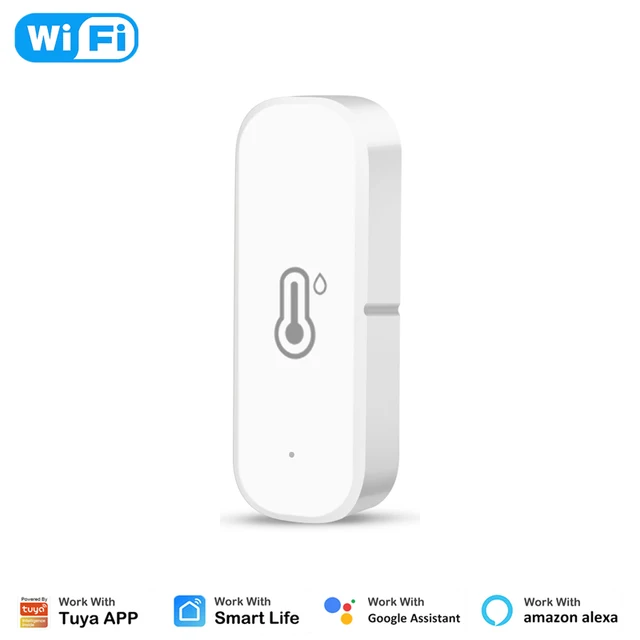 IHSENO Tuya WiFi Temperature Humidity Sensor Smart Life APP Monitor ...