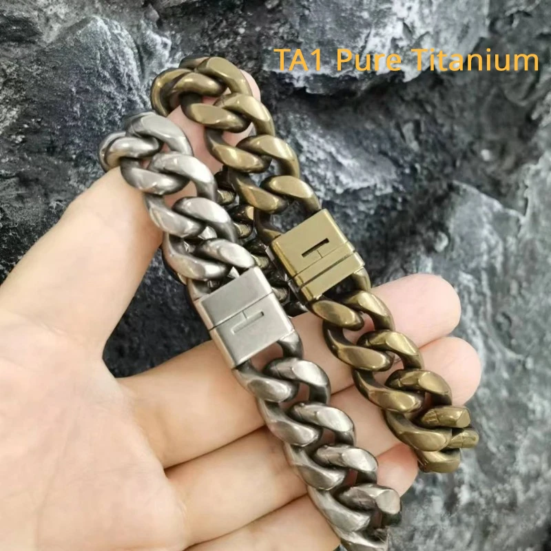 Ultra-Thick-99-99-TA1-Pure-Titanium-Cuban-Chain-Necklace-Lightweight ...