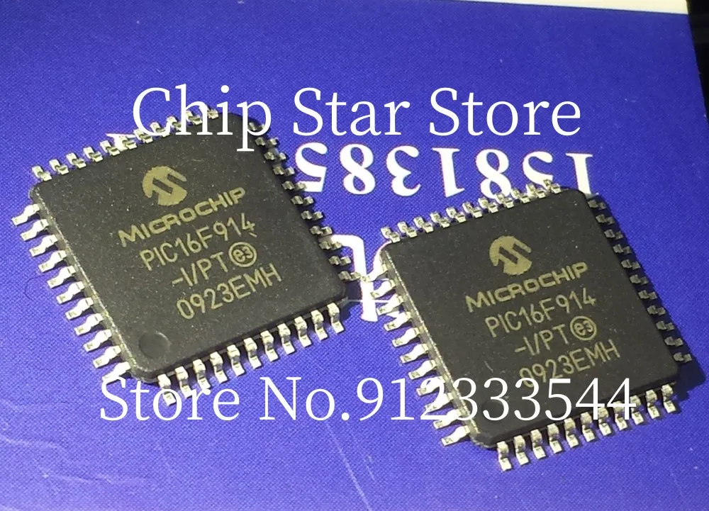 5-50pcs PIC16F914-I/PT PIC16F914 TQFP44 8 Bit Microcontrollers MCU 100%New And Original