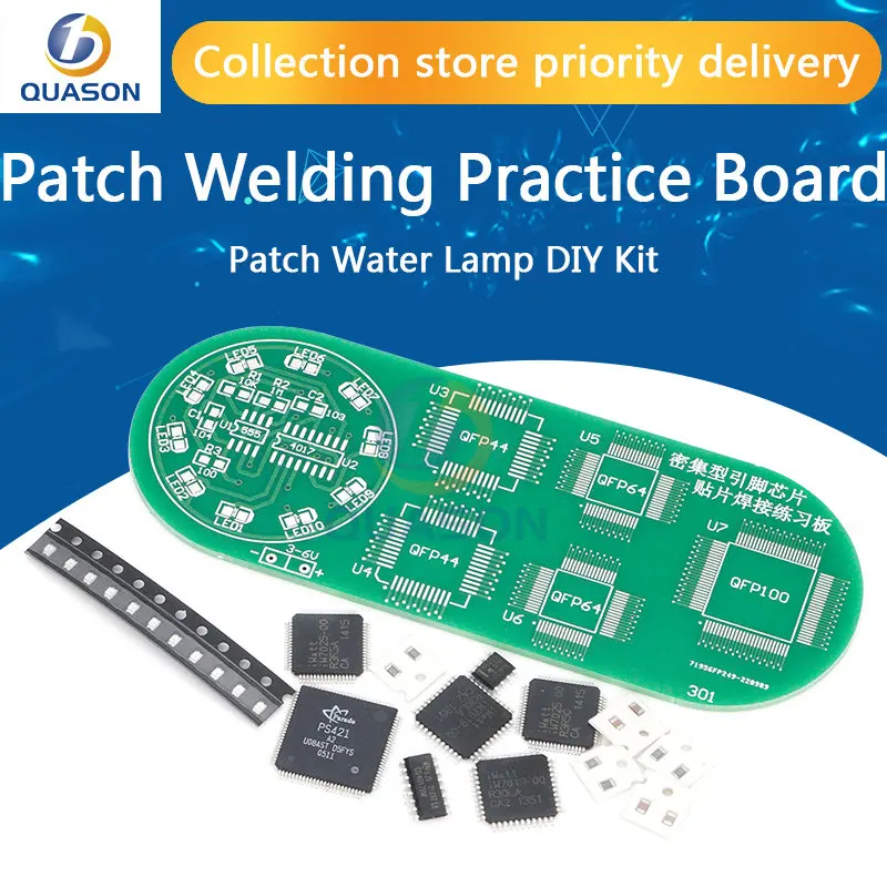 Intensive pin patch welding practice board patch water lamp high ...
