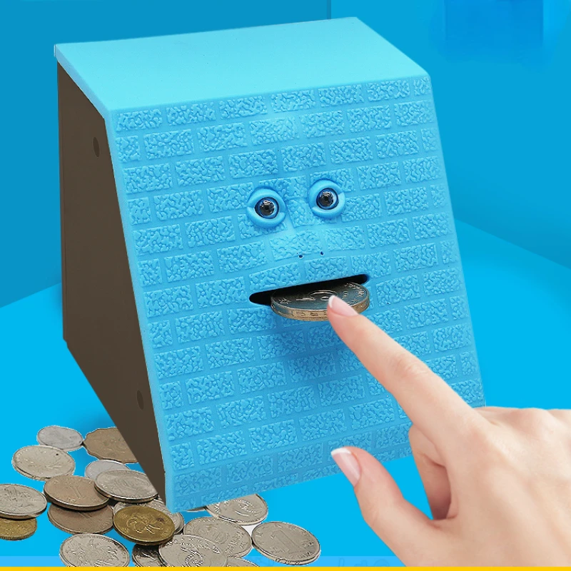 Fun-Face-Money-Piggy-Bank-Eating-Box-Automatic-Saving-Bank-Chewing ...