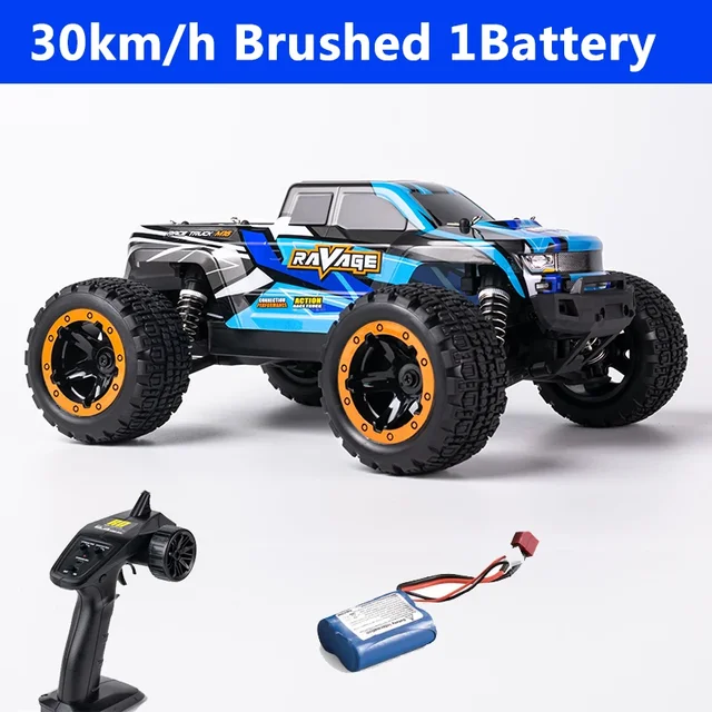 HBX 16889 a Pro Ravage 1/16 2.4G RC Car 4WD Basher with LED Light ...