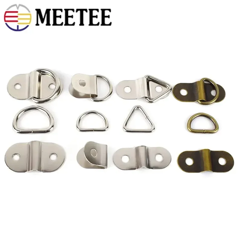 10/20Pcs Metal U Shape Arch Bridge Clip Buckle D Ring Clasp Hanger ...