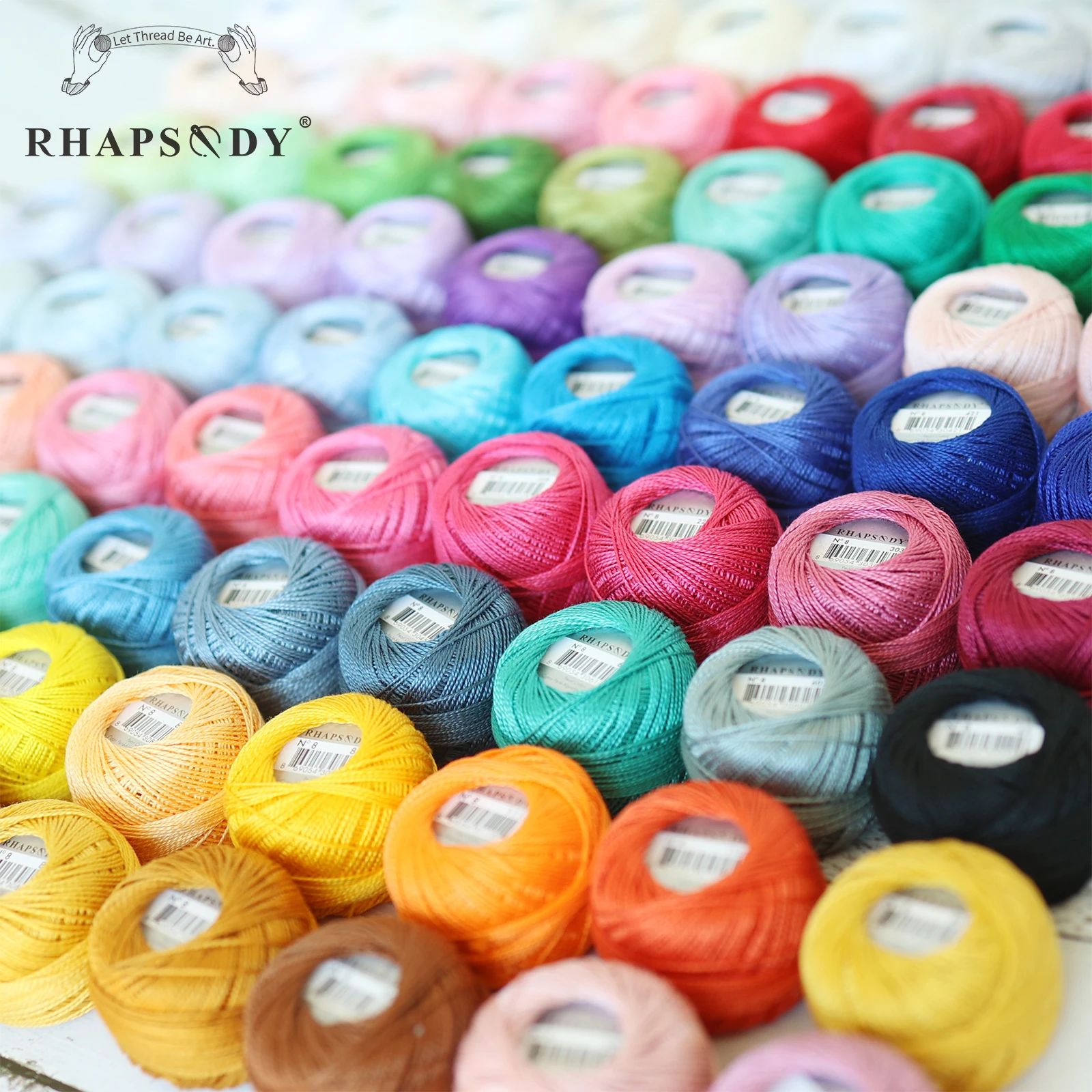 Rhapsody-8-Size-12-Balls-Set-Mercerized-Egyptian-Pearl-Cotton-Crochet ...