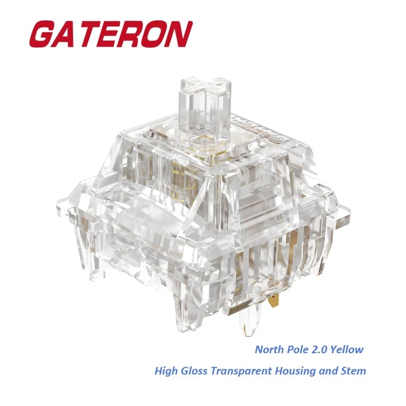 Gateron-North-Pole-Switch-V2-Arctic-Linear-50g-Force-SMD-RGB-mx-stem ...