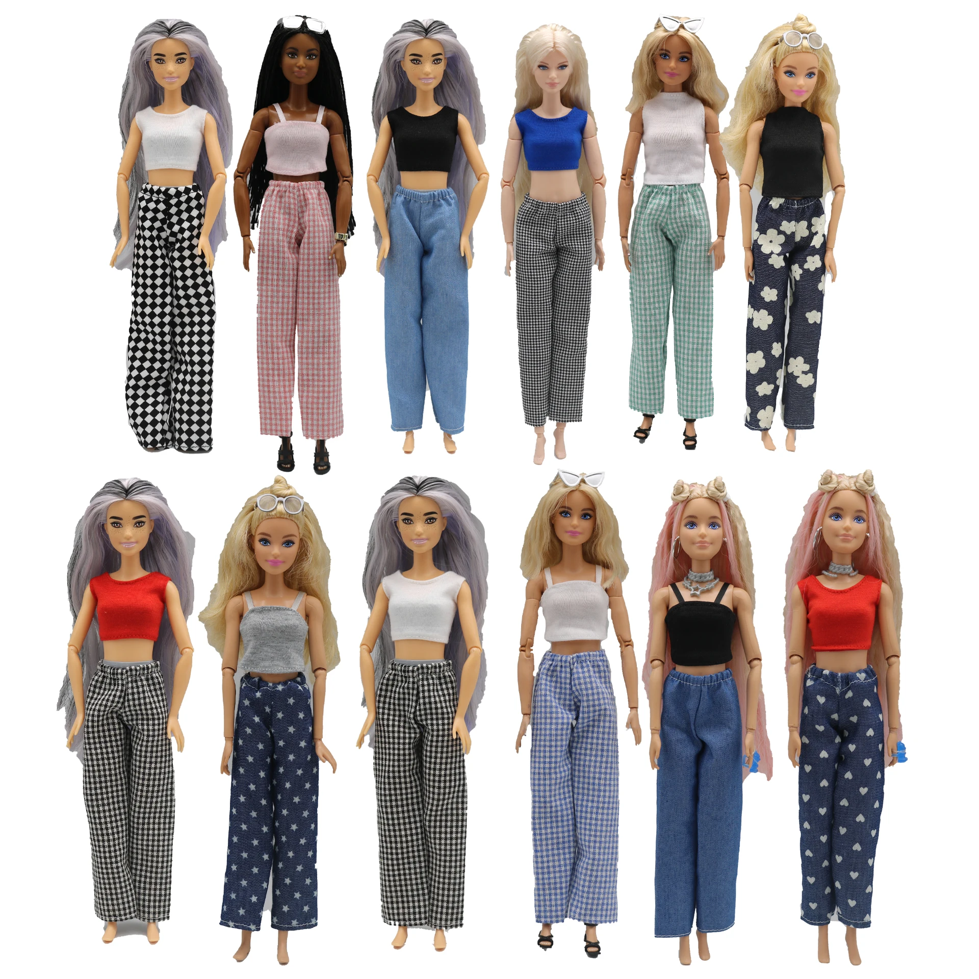 New-30cm-1-6-simple-Claus-Tshirt-Elastic-pants-Daily-Wear-Accessories ...