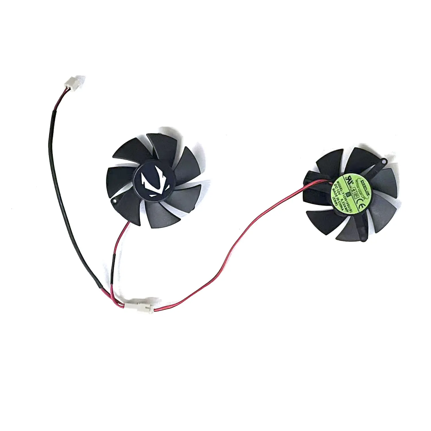 Ventilation,Ventilateur GPU GTX1650,T125010SU(B),DC 12V,0,32 A,2 ...