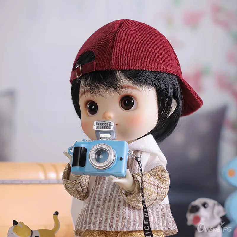 Omelet Doll BJD 1/6 24cm Smiling doll with big eyes bebe Reborn ...