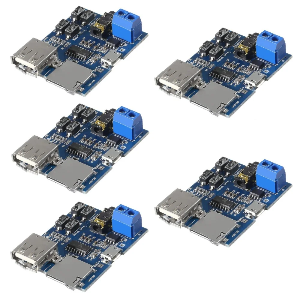 5pcs MP3 Lossless Decoder Player Module with Audio Amplifier Audio ...