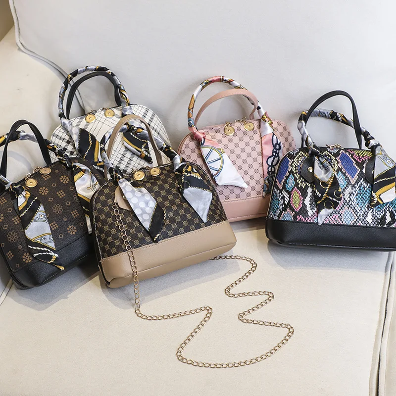 Women-s-New-Ladies-Handbag-Fashion-Printed-Handheld-Shell-Bag-Silk ...