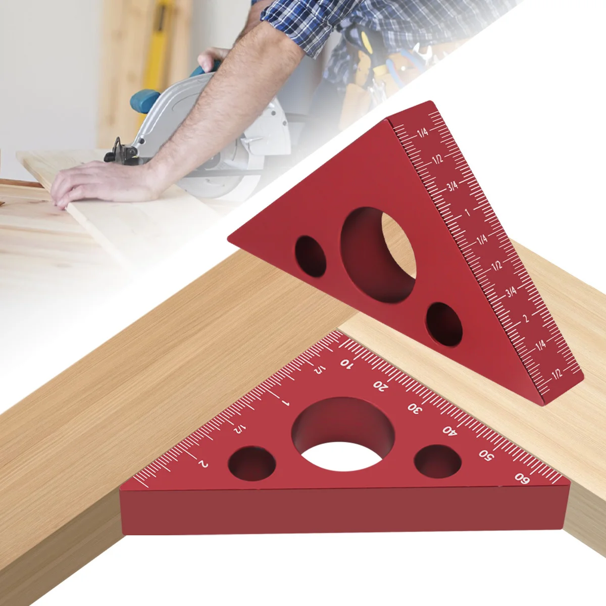 Pr-zisions-winkel-lineal-mit-45-90-Grad-metrischer-Skala-Aluminium ...