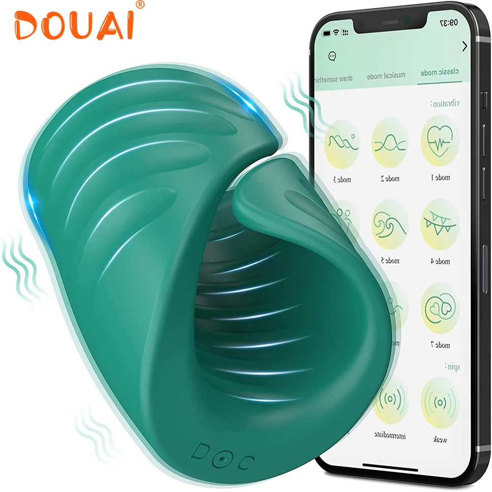 Wireless APP Remote Penis Delay Trainer Bluetooth Cockring Vibrator ...
