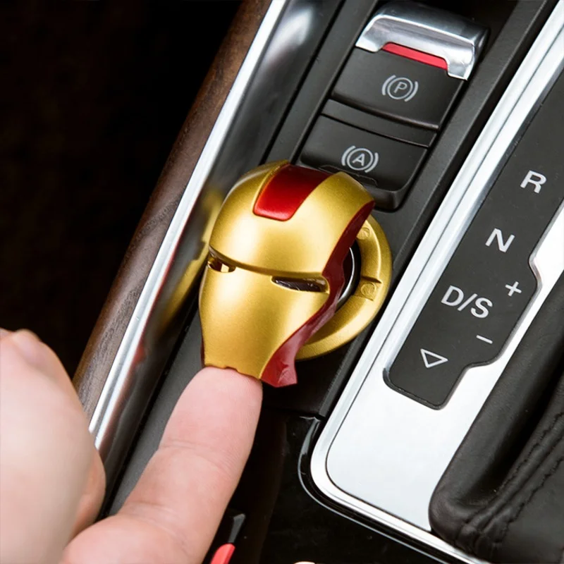Disney-Movie-Iron-Man-Punisher-Venom-Car-Ignition-Device-Decor-One-Key ...