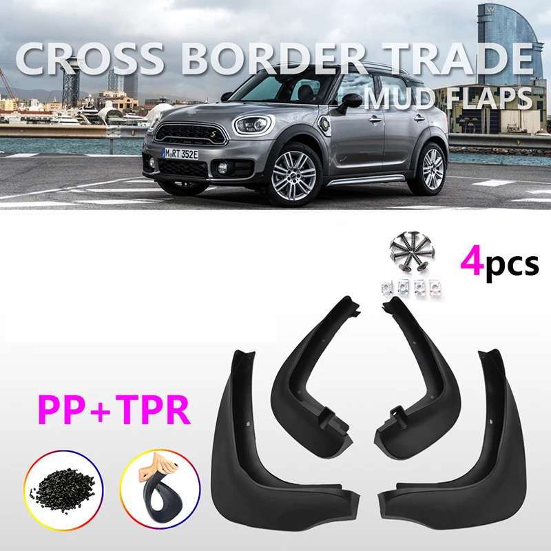 FOR-MINI-COUNTRYMAN-F60-2017-2023-Front-Rear-Mudguards-Fender-Mudflaps ...