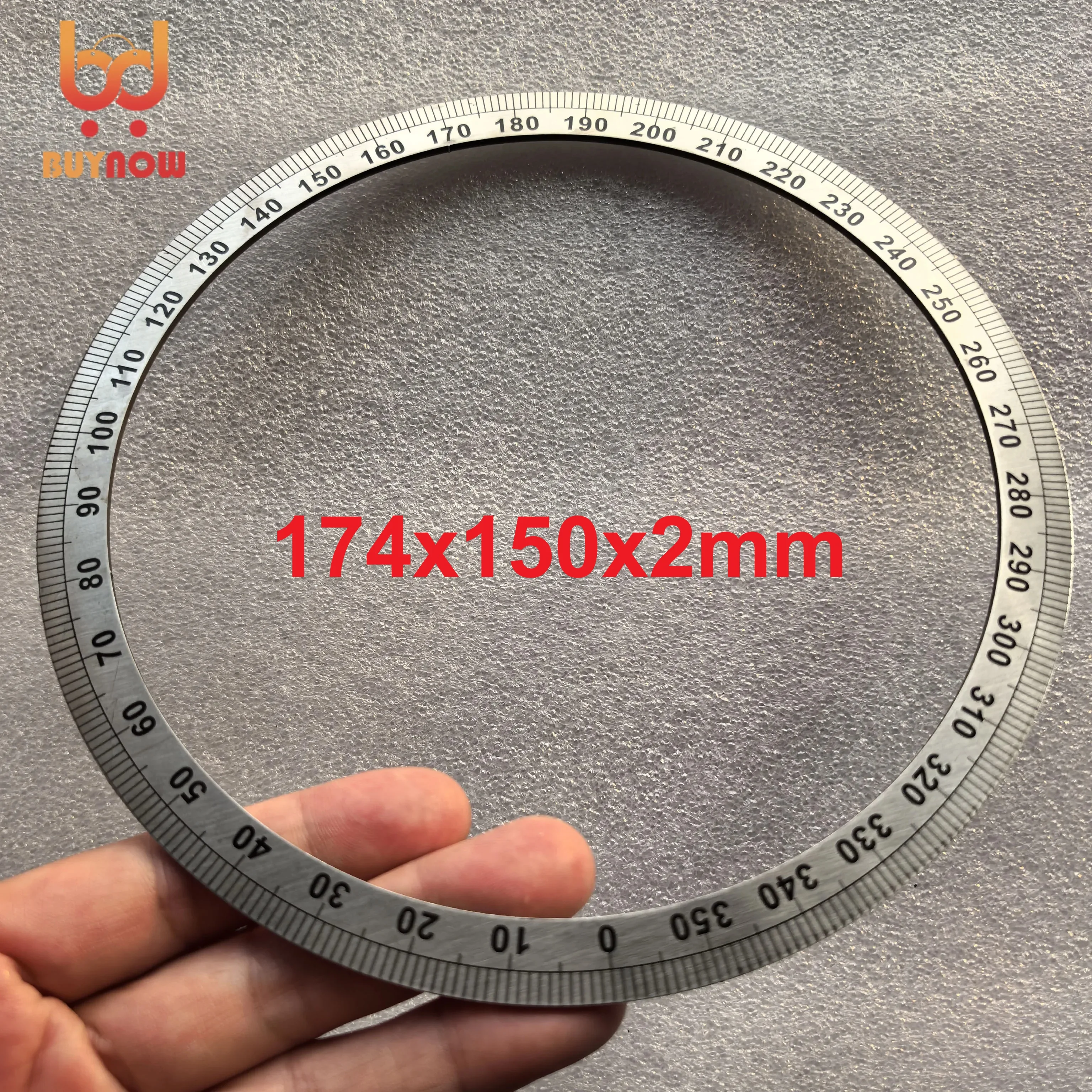 174x150x2mm Outer Diameter: 174mm Dial 360 Degree Dial Mechanical Dial ...