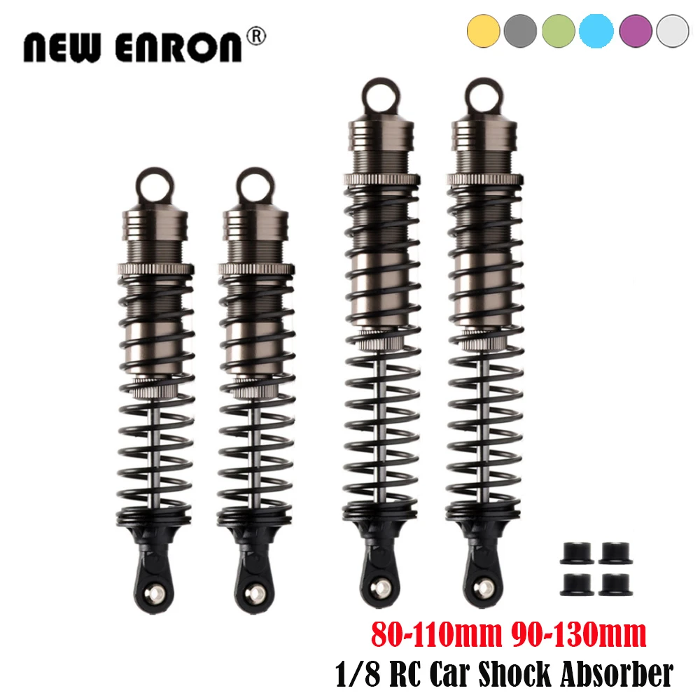 Front Rear 80 110mm 90 130mm RC Damper Oil Shock Absorbe Aluminum Alloy ...