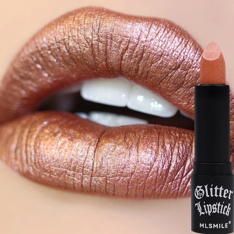 Shiny-Waterproof-Lipstick-Glitter-Diamond-Moisturizing-Sexy-Pearlescent ...