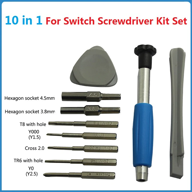 1Set 10in1 For Nintendo Switch Screwdriver Kit Repair Tools For Switch ...