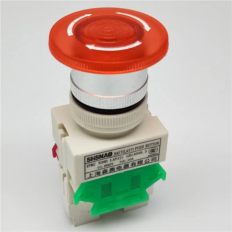 Emergency-Stop-Light-Power-22mm-Switches-Mushroom-Head-on-Off ...