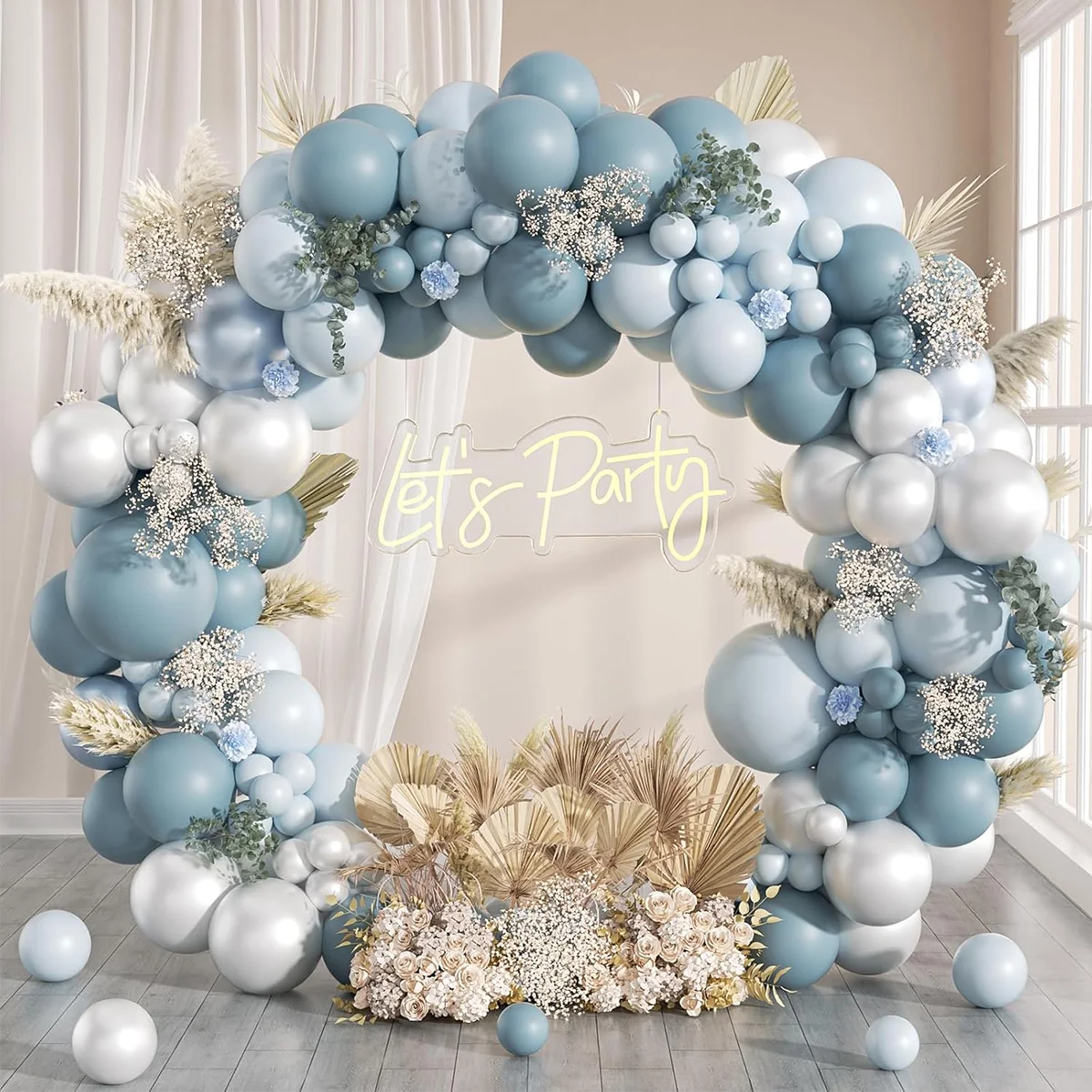 Macarons Blue Balloon Arch Kit Wedding Birthday Party Decor Baptism ...