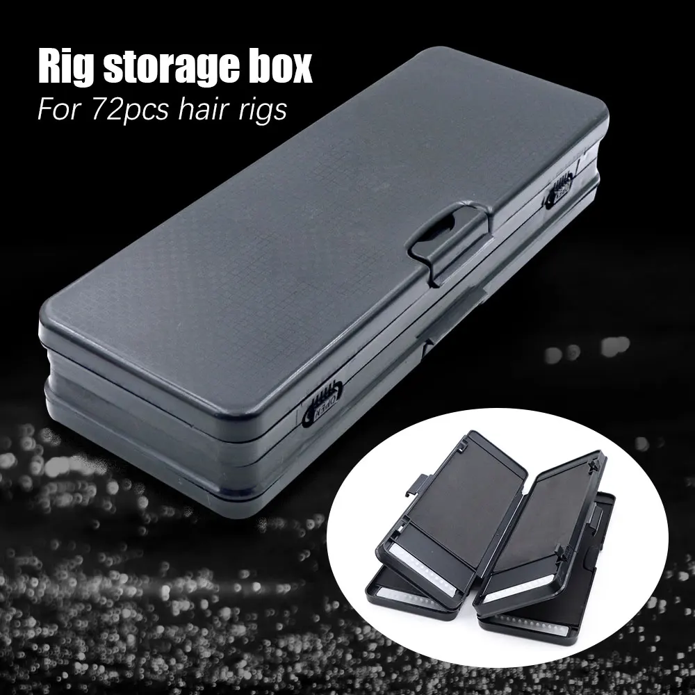 Carp Fishing Tool Hair Rig Storage Tackle Box For 72pcs Carp Rigs ...
