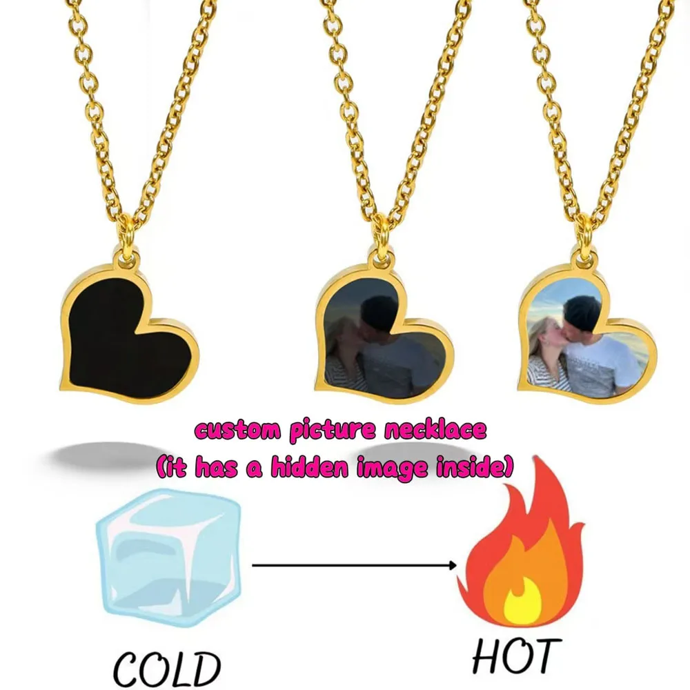 2025 New Personalized Heat Activated Magic Necklace, Custom Necklace ...