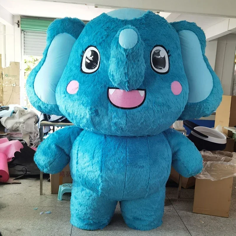 260cm-Inflatable-Elephant-Mascot-Costume-Advertising-Ceremony-Fancy ...