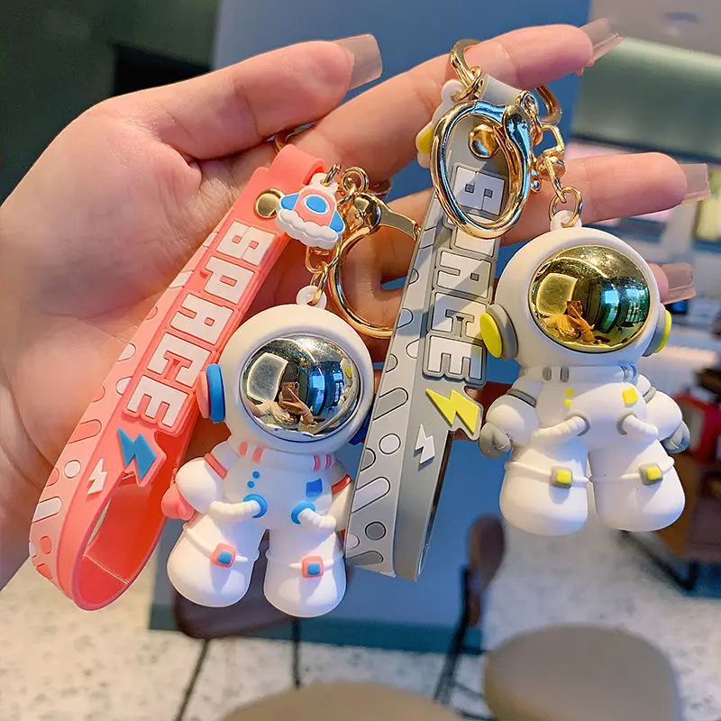 Cute-PVC-Colorful-Astronauts-Keychain-Handmade-Tassels-Gloomy-Rabbit-Ears-Car-Backpack-Key-Chain ...