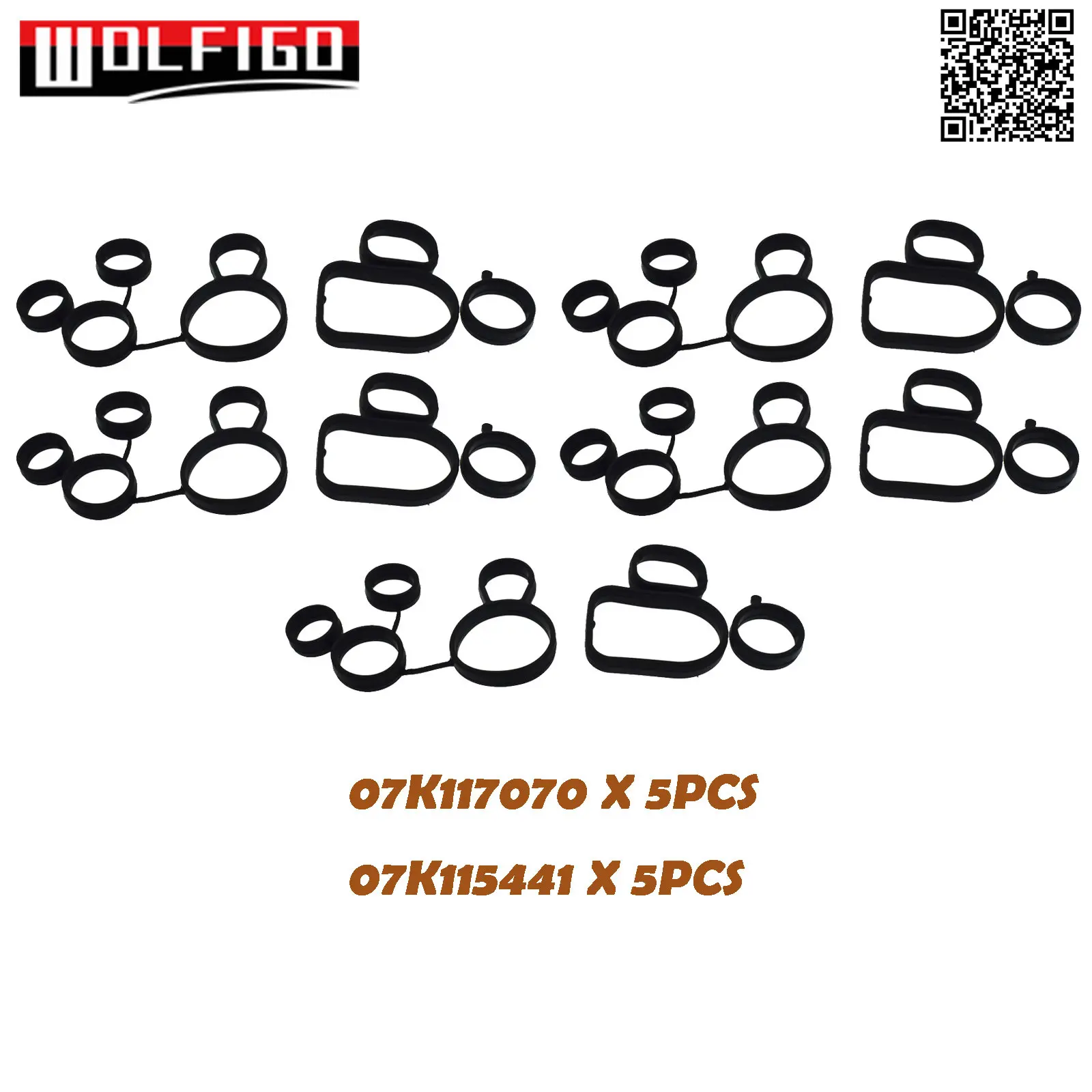 Junta-de-brida-para-filtro-de-aceite-5-Juegos-para-VW-Beetle-Jetta ...